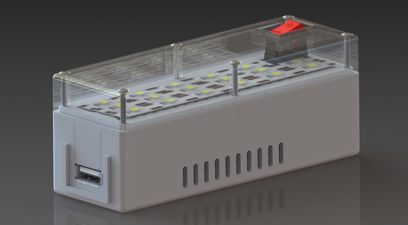 USB rechargeable LED lamp by NERDCORNER | Download free STL model ...