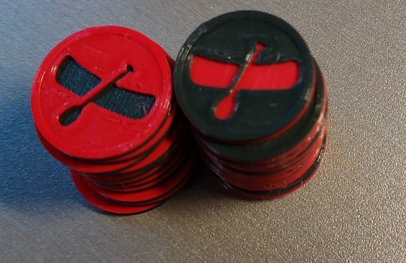 CANOE Shopping Cart Token by matej | Download free STL model ...