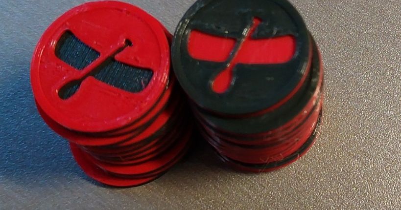 CANOE Shopping Cart Token by matej | Download free STL model ...