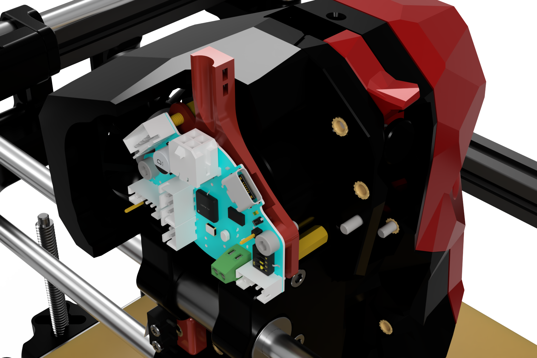 Stealthburner Stepper Fan Mount by Juan M | Download free STL model ...