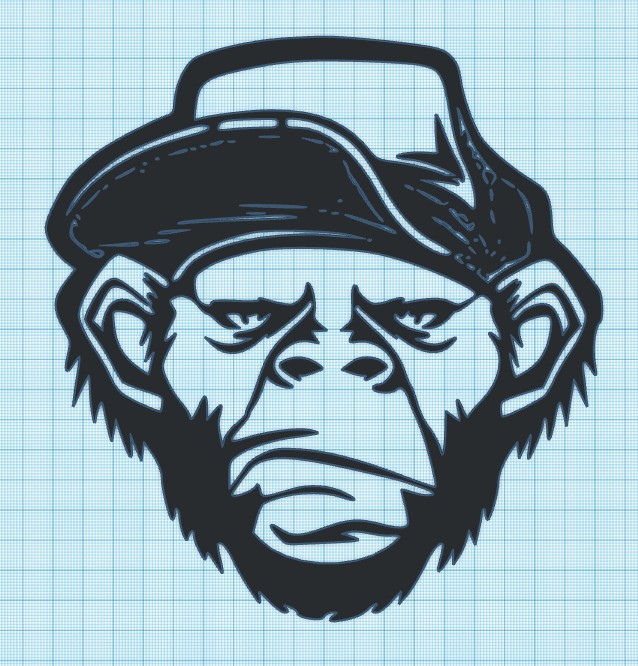 BAD MONKEY - WALL ART by Ogama Industries | Download free STL model ...