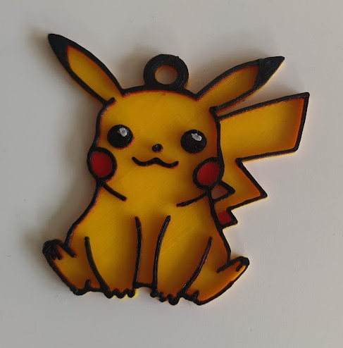 Pikachu keychain by Martin Šlefr | Download free STL model | Printables.com