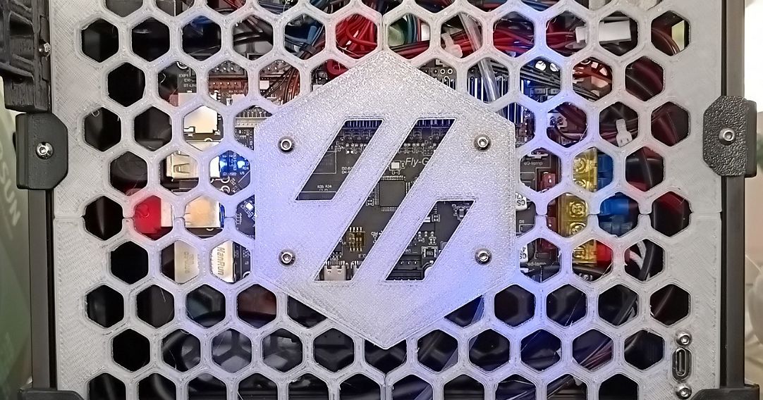 Voron V0.2 ventilated bottom rear panel printable on Voron 0 by gbm31 ...