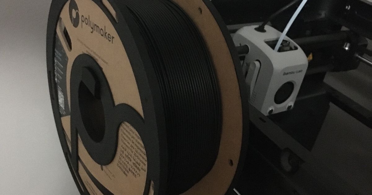 Side Mounted Spool Holder for Bambu Lab P1P by Aerodynamic Spud ... Side Mounted Spool Holder for Bambu Lab P1P by Aerodynamic Spud ...