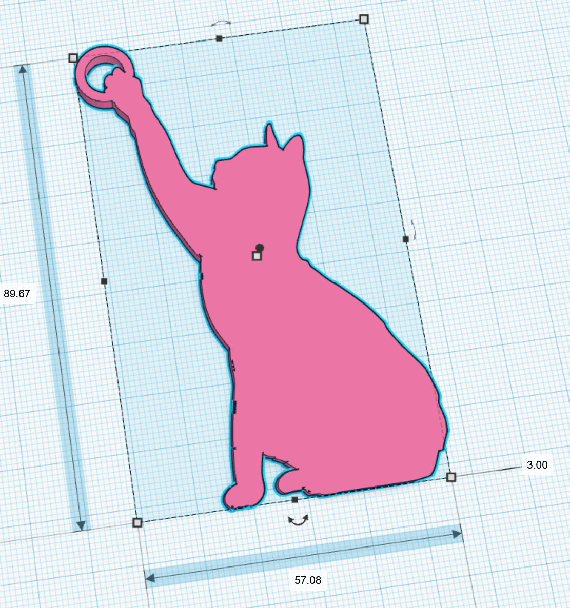 Keychain cat air ball (porte clé) by Farfadet46 | Download free STL ...