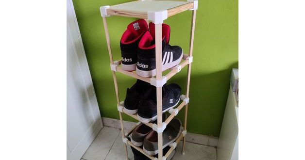 Shoe rack nordic style. by Carlos Arroyo | Download free STL model ...