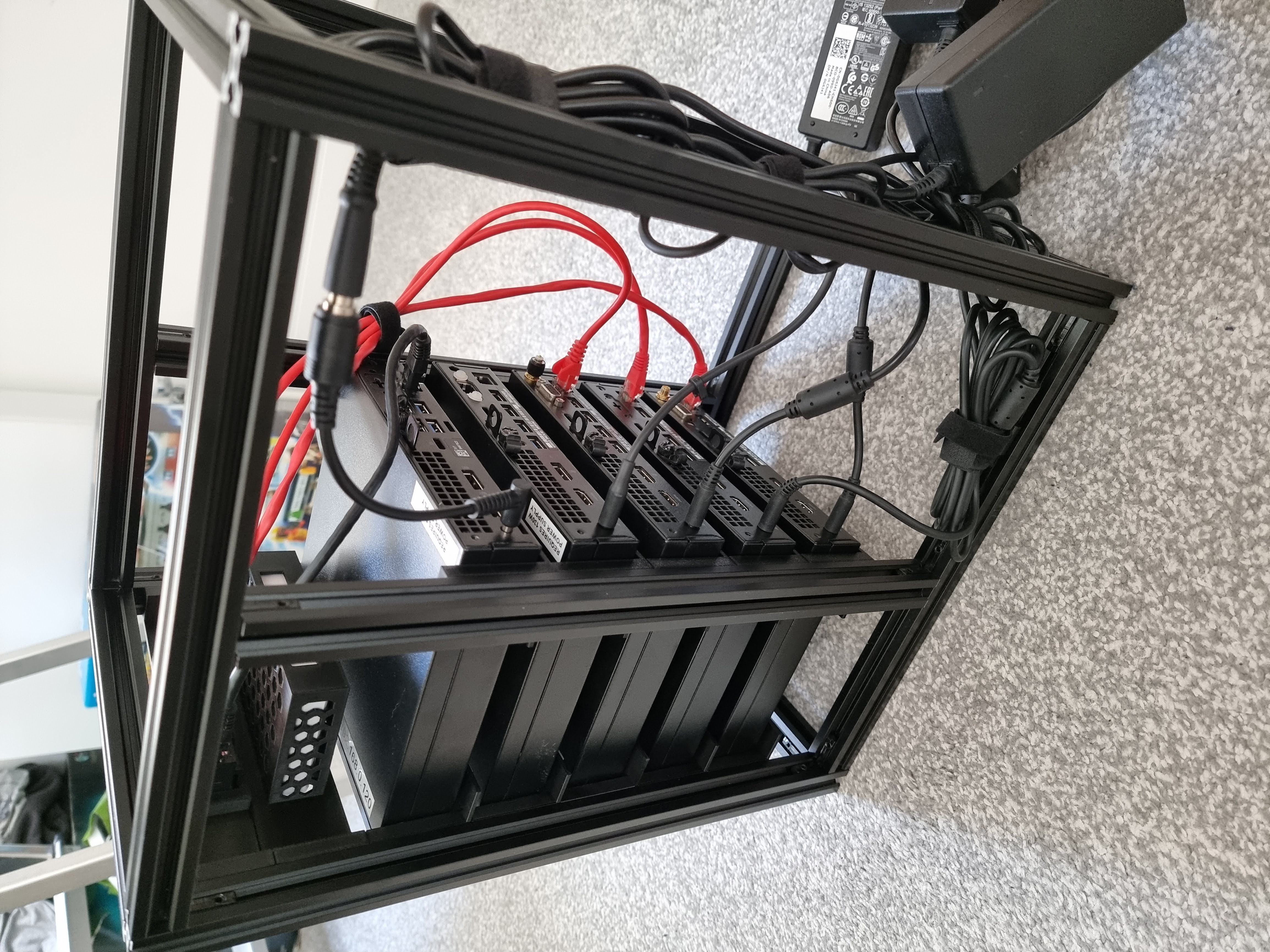 Mini Lab Rack For Dell Optiplex MFF Servers by SergeiBuilds | Download free STL model ...