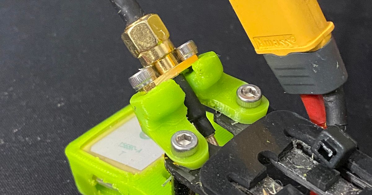 TBS Source One v5 Antenna mount by Micr0wave3 | Download free STL model ...