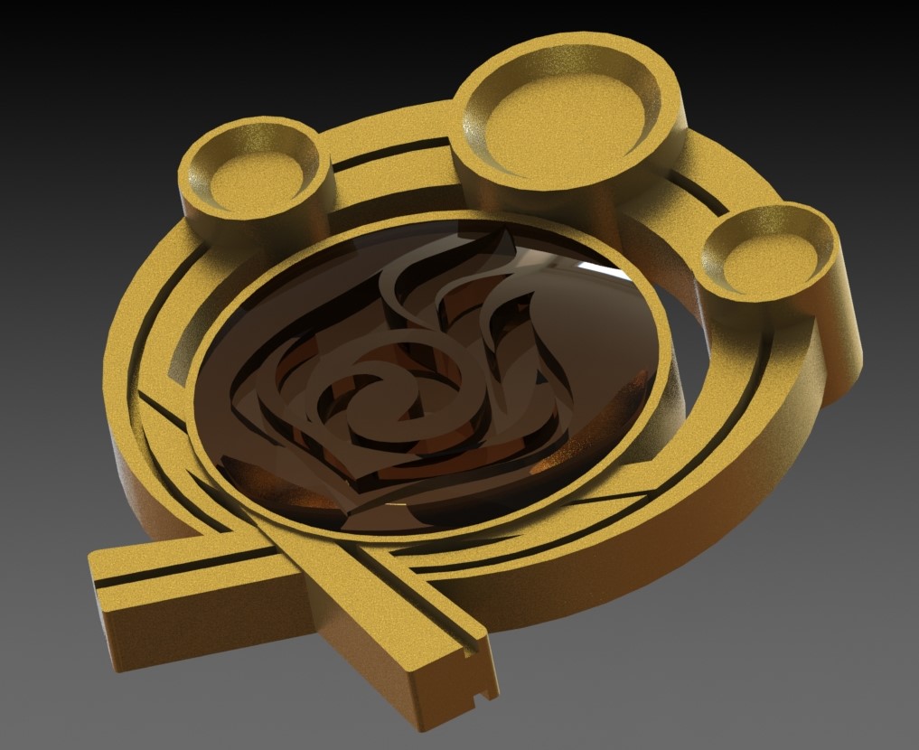 Genshin Impact - Yoimiya's Pyro Vision by Colton X | Download free STL ...