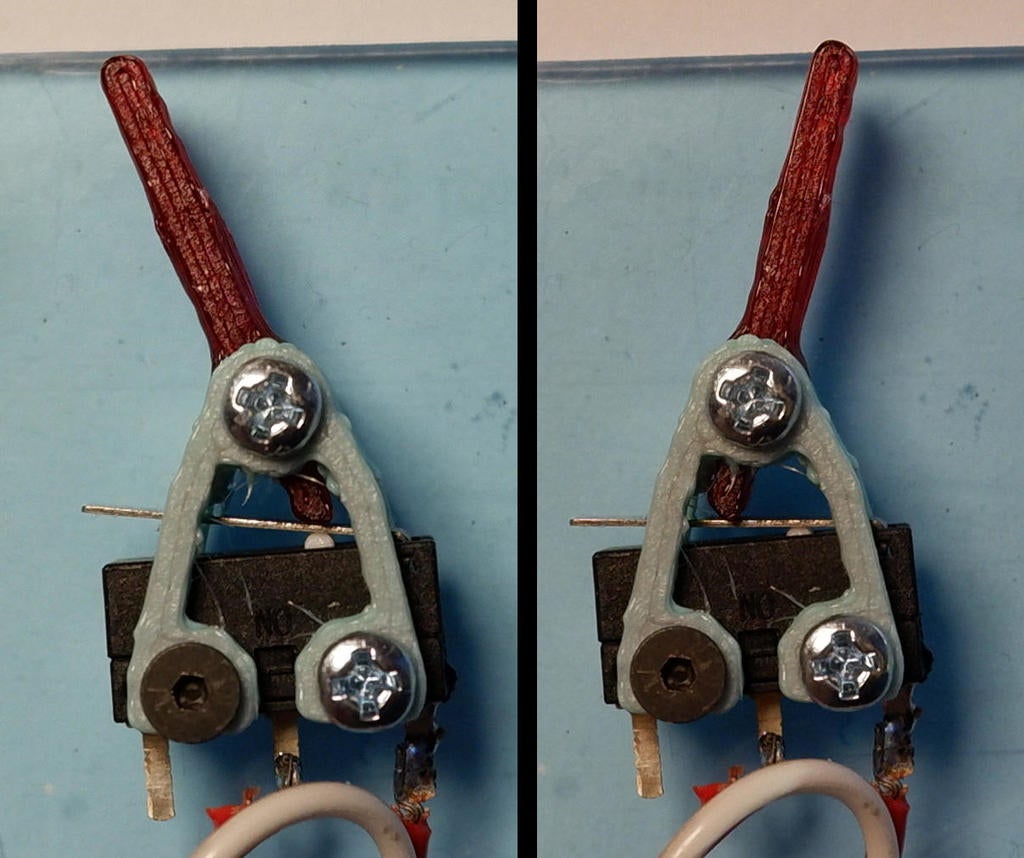 Toggle / lever swich from mouse microswitch by Jan K. | Download free ...