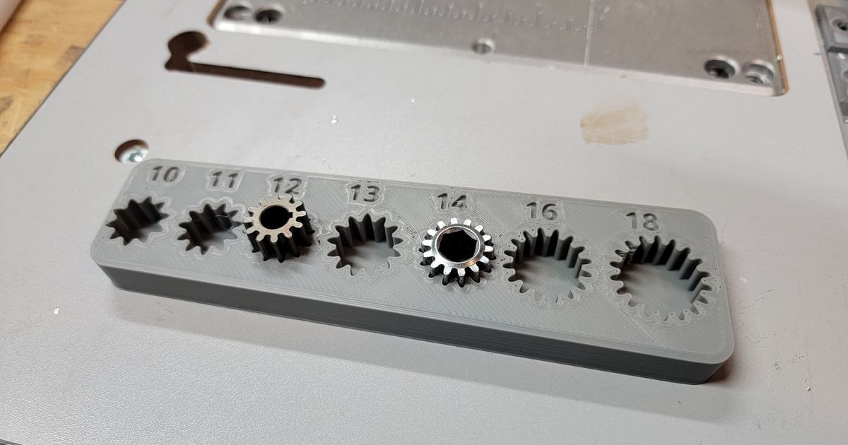 FRC Small Gear Sorter by CharlesM479 | Download free STL model ...