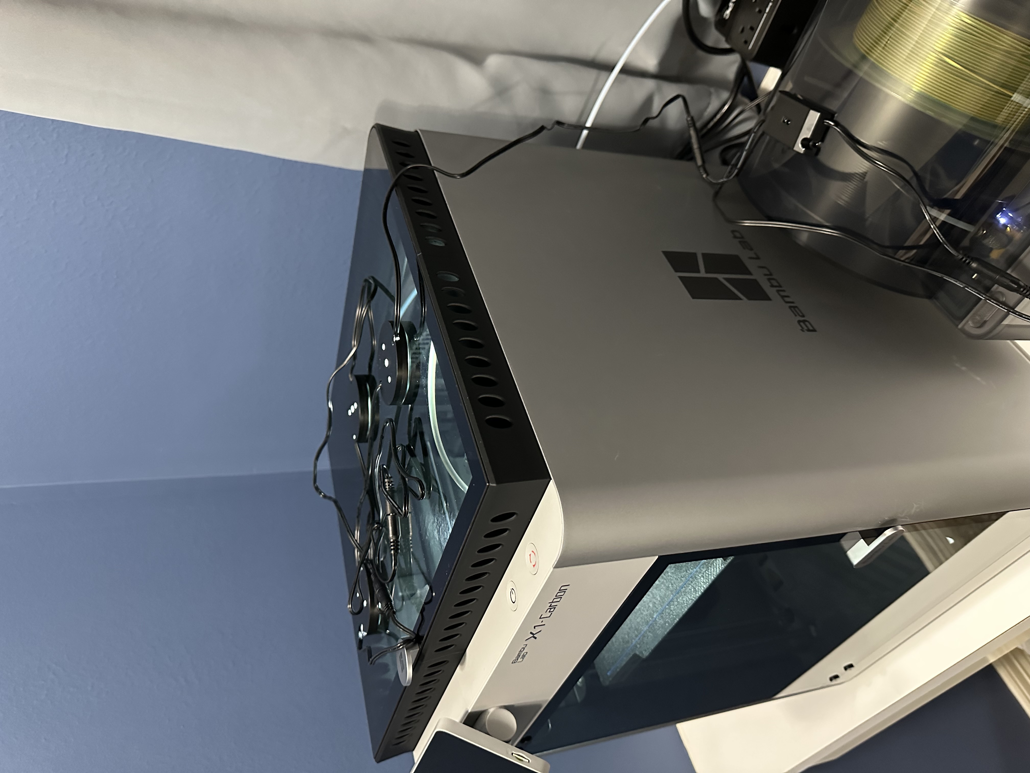 REMIX - Bambu Lab X1-C P1P Vented Lid Riser (with room for LED strip ...