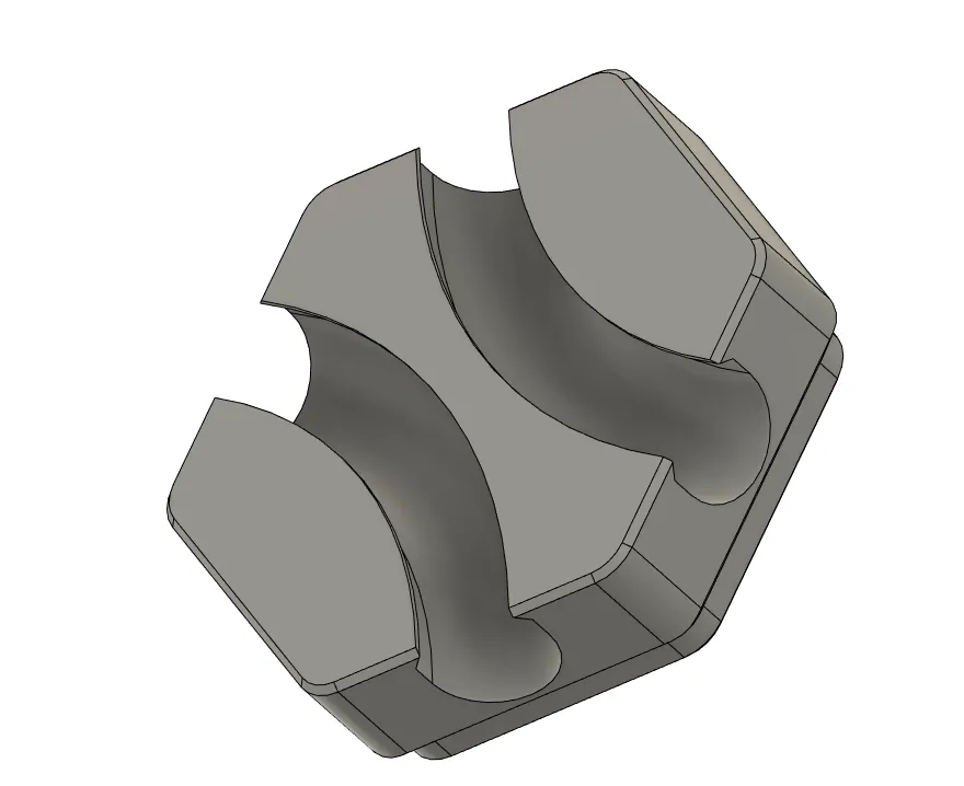 Hextraction Sideways un Tile by Chris Diesch | Download free STL model ...