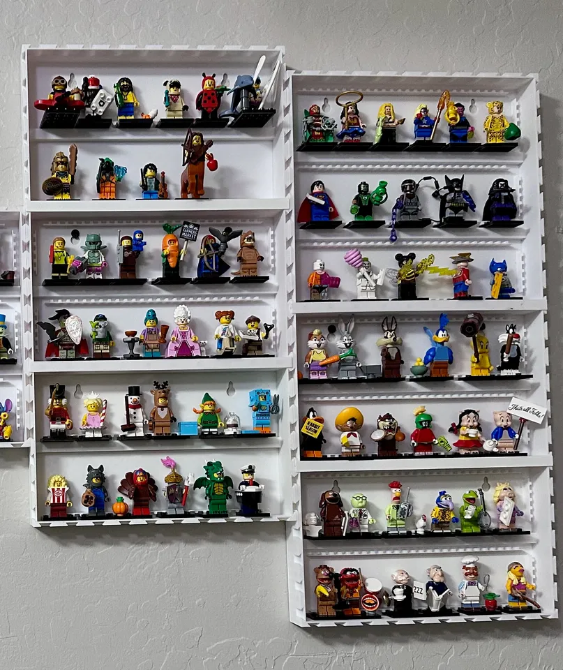 Lego Minifig Display Wall by Accurate6387 | Download free STL model ...