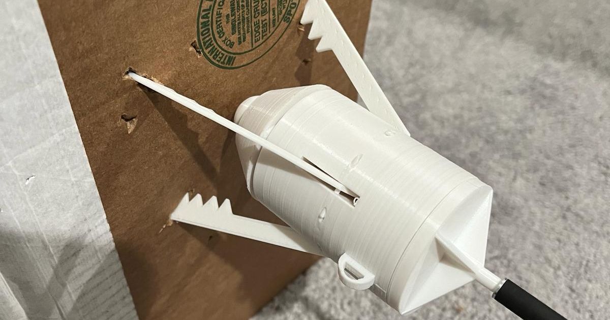 Grappling hook arrowhead por 3Dprintingeverything | Descargar modelo ...