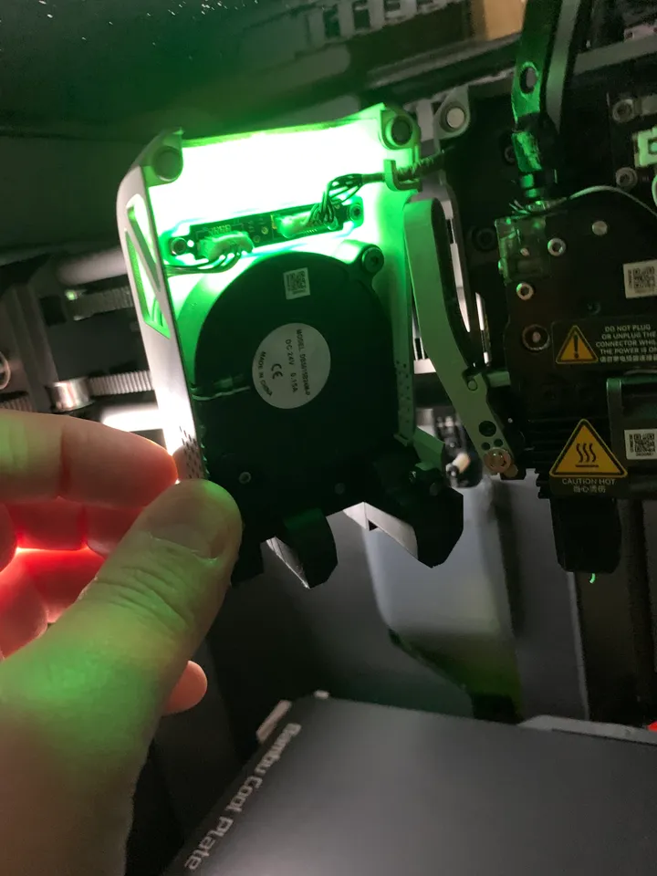 Color your Bambu lab tool head led (No electronics required!) by Koops ...