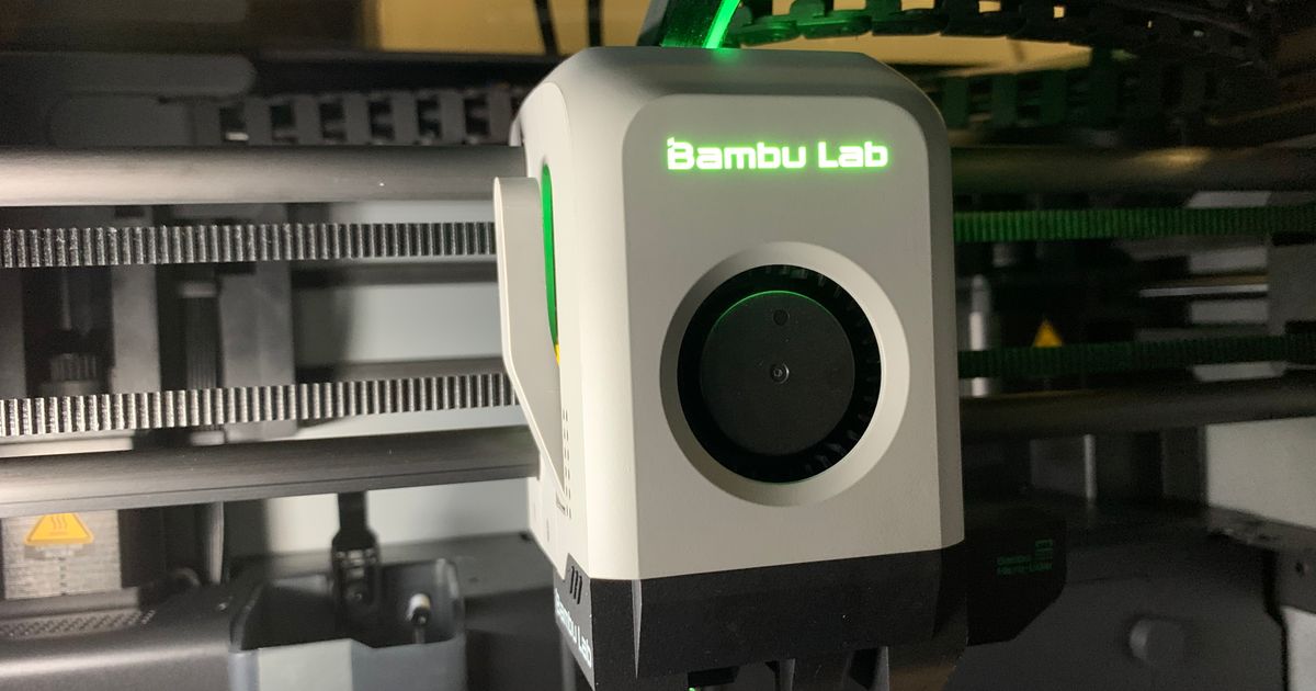 Color your Bambu lab tool head led (No electronics required!) by Koops ...