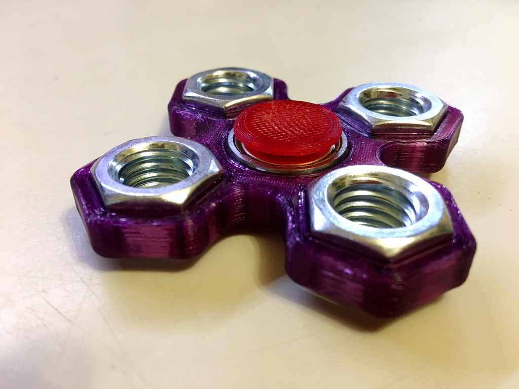1/2" Nut Fidget Spinners by Jason ate Paint | Download free STL model ...