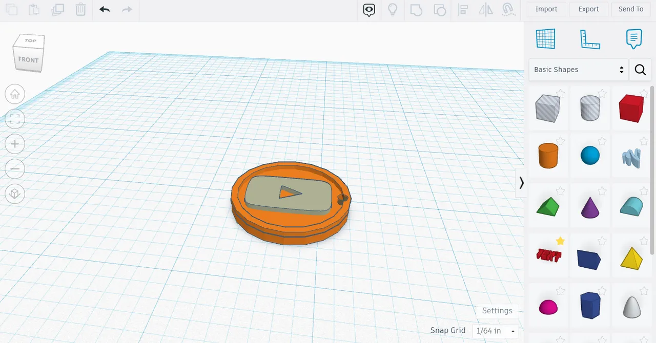 Youtube logo keychain by Titus Mcdonough | Download free STL model ...