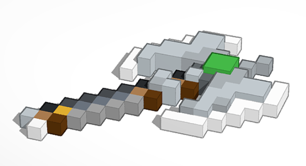 Minecraft Dungeons Unique Weapon Models by kjh0312 | Download free STL ...