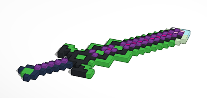 Minecraft Dungeons Unique Weapon Models by kjh0312 | Download free STL ...