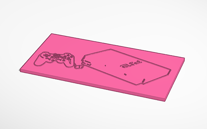 PLAYSTATION 2 STENCIL ART by 3DPrintingStudio | Download free STL model ...