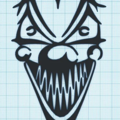 Evil Clown Stencils