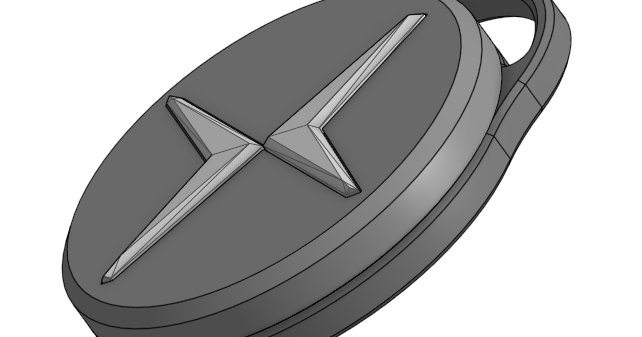 AirTag holder for keyring (with or without Polestar logo) by AdamR ...