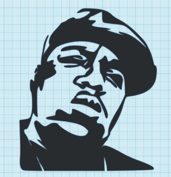 BIGGIE SMALLS - WALL ART by Ogama Industries | Download free STL model ...
