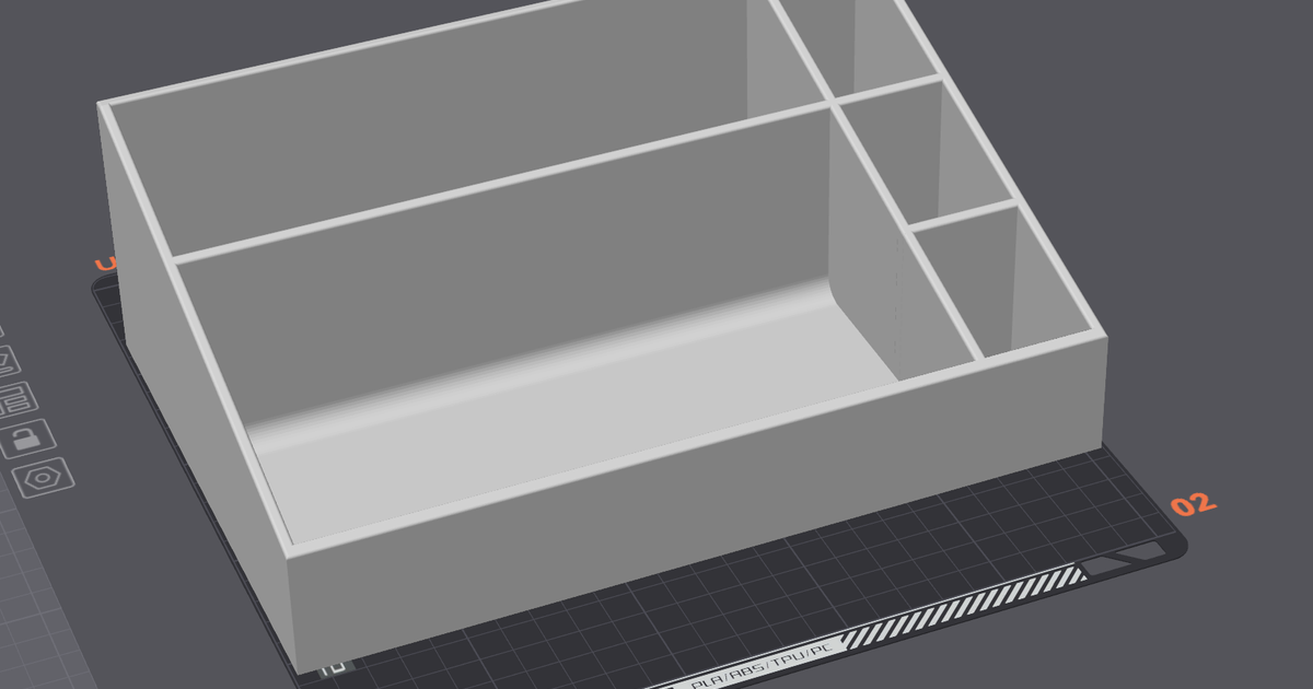 Simple Desk Organizer by Ark Ekklesia | Download free STL model ...