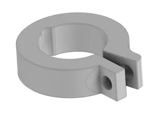 Set Collar for 1,5" / Stellring für 1,5" Pfosten by Open-Laboratory | Download free STL model ...