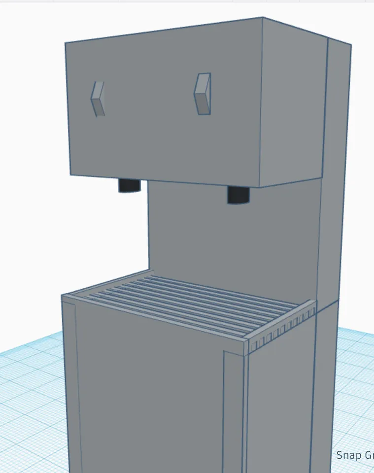 water dispenser by blockflow | Download free STL model | Printables.com