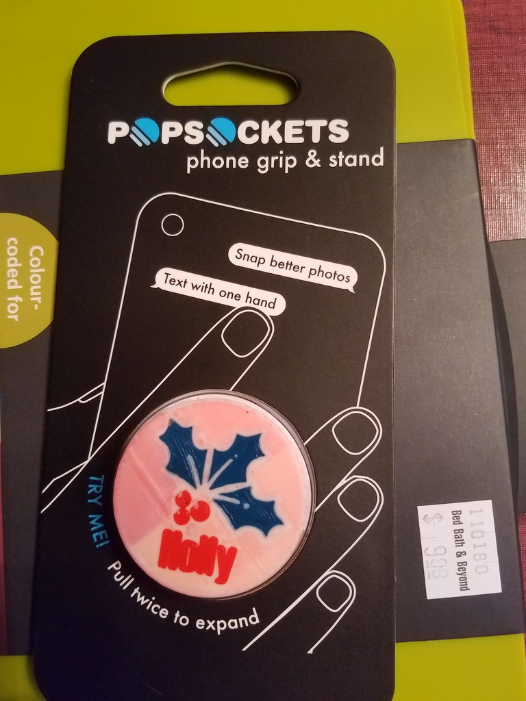 PopSocket with rounded edge by Welchomatic | Download free STL model ...