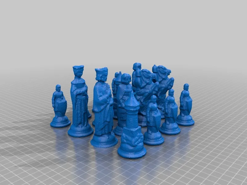 E S Lowe Renaissance Chess Set reproduction by Welchomatic | Download ...