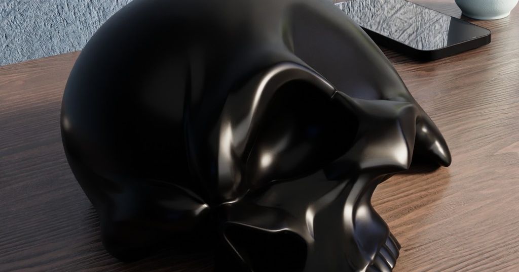 Desk Skull for Halloween by Budwin | Download free STL model ...