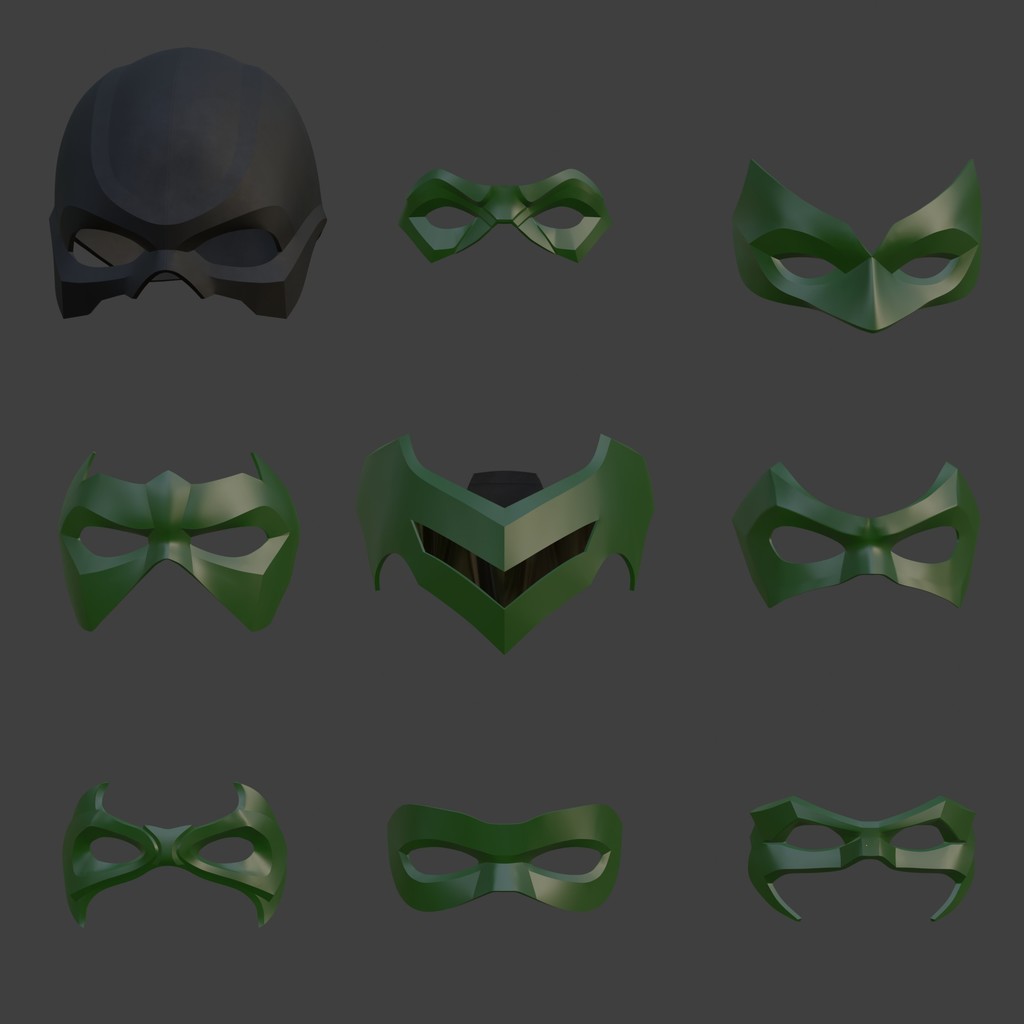 Robin Mask Pack by Budwin | Download free STL model | Printables.com