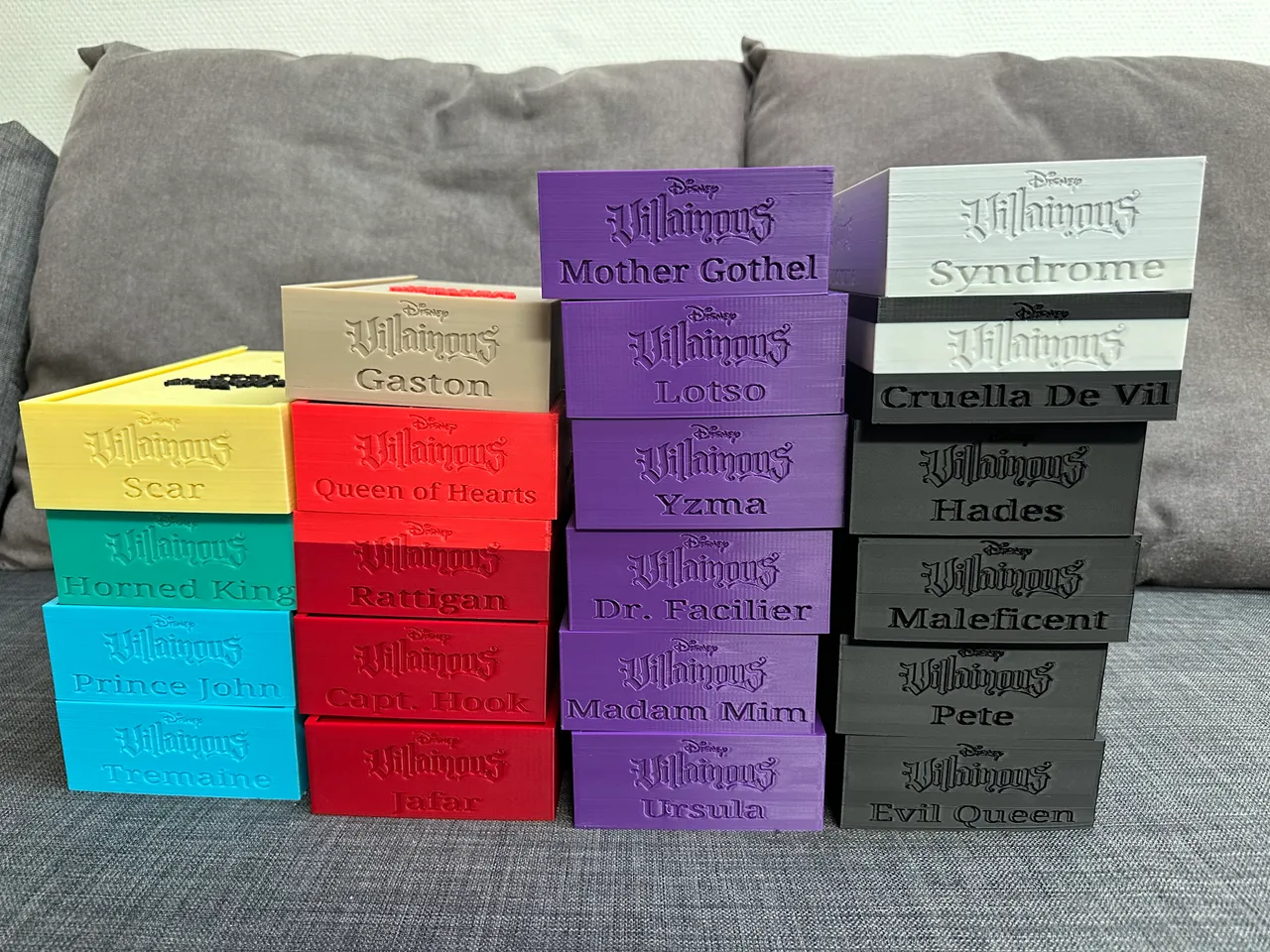 Villainous Boxes All Disney Characters by MC Taz Man | Download free ...