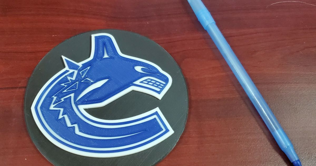 Vancouver Canucks - Logo1 by DavesNotHome | Download free STL model ...