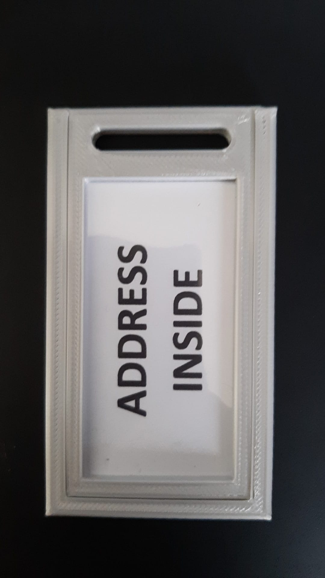 Luggage tag, Gepäckanhänger by Old Lady | Download free STL model ...