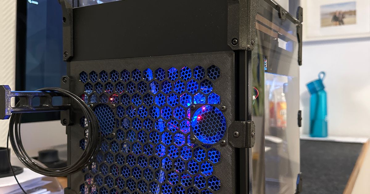 Voron V0.2 back Panel 2x4010 fan by Timo_boese | Download free STL ...