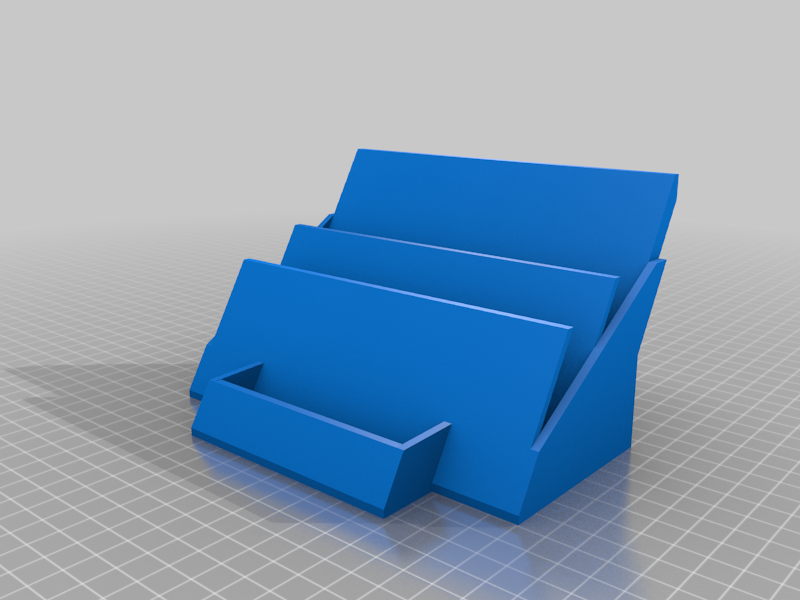 Business Card & Flyer Holder by icks - watchmaker | Download free STL ...