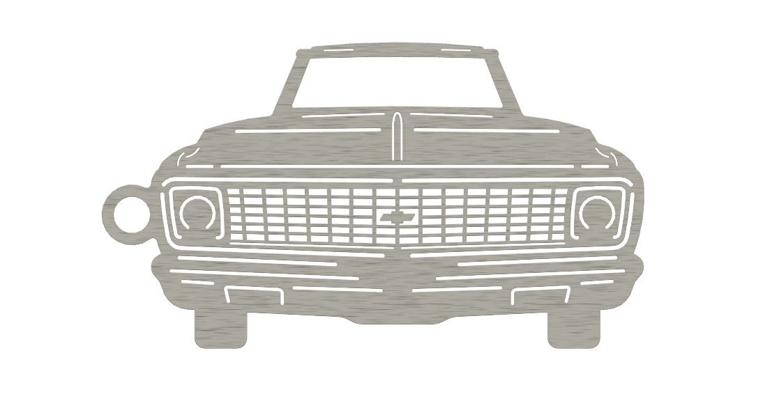 1971-1972 C10 Chevy Truck Keychain Emblem - Lasercut by DickF ...