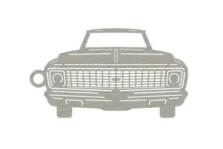 1960-1966 C10 Chevy Truck Keychain Emblem - Lasercut by DickF ...