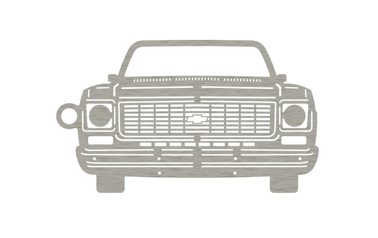 1973-1980 C10 Chevy Truck Keychain Emblem - Lasercut by DickF ...