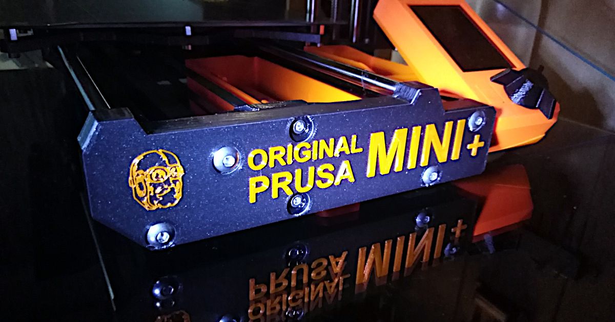 Prusa MINI Front Plate Cover - no disassembly by esox | Download free ...