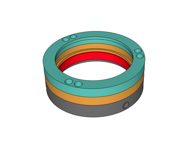 60mm Telescope Push-Pull Lens Cell by jessebear | Download free STL ...