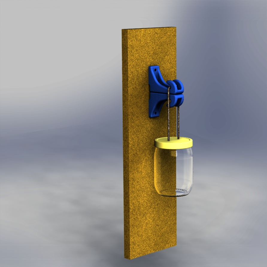 Jar lid with hook or hanger by dmc | Download free STL model ...