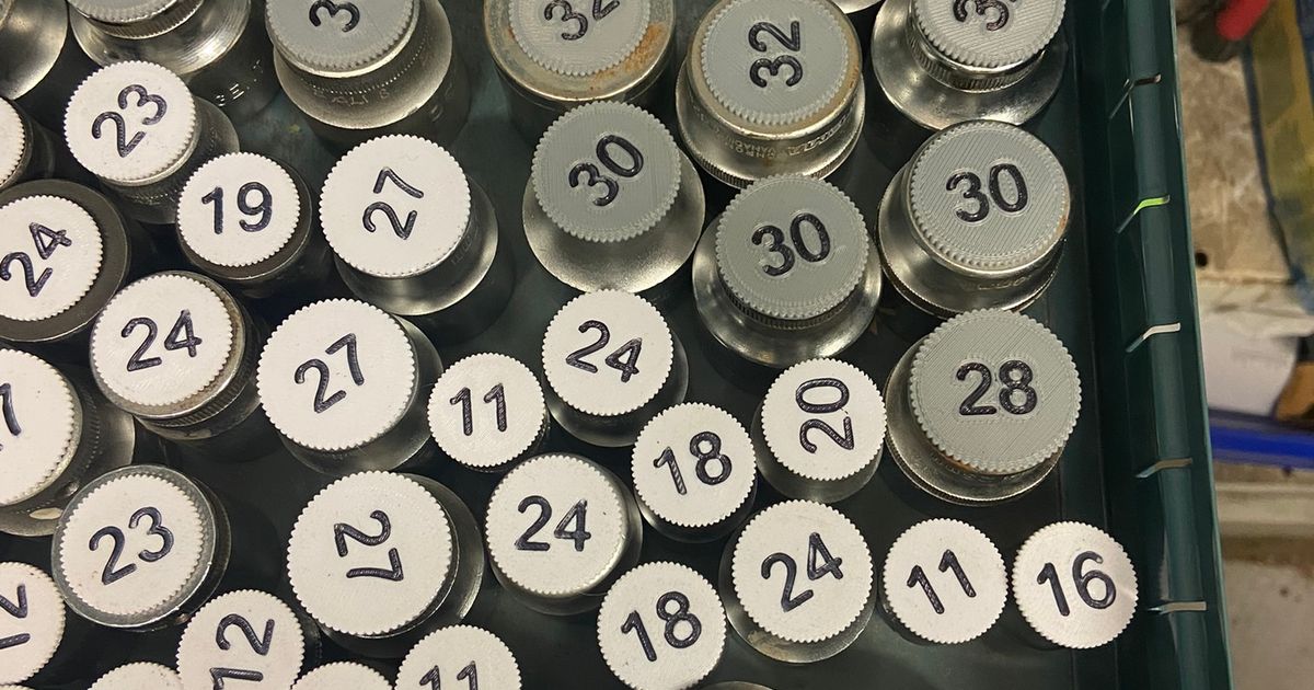 1/2" Socket mark by ReDevil75 | Download free STL model | Printables.com