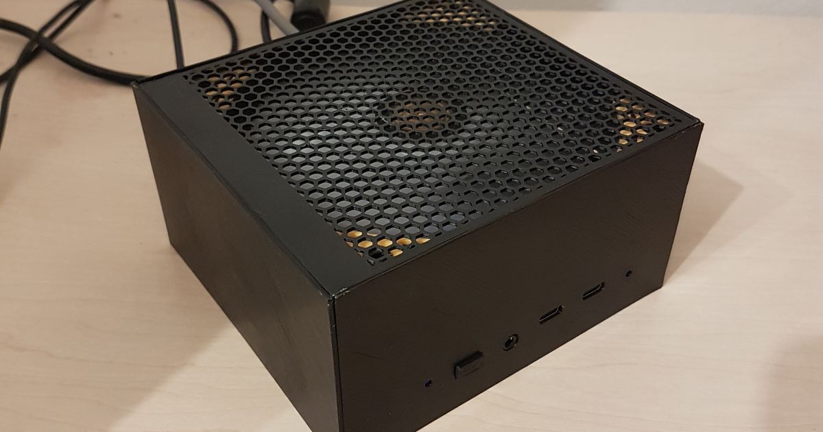 Minisforum UM690 120mm fan custom case by xeutrino | Download free STL ...