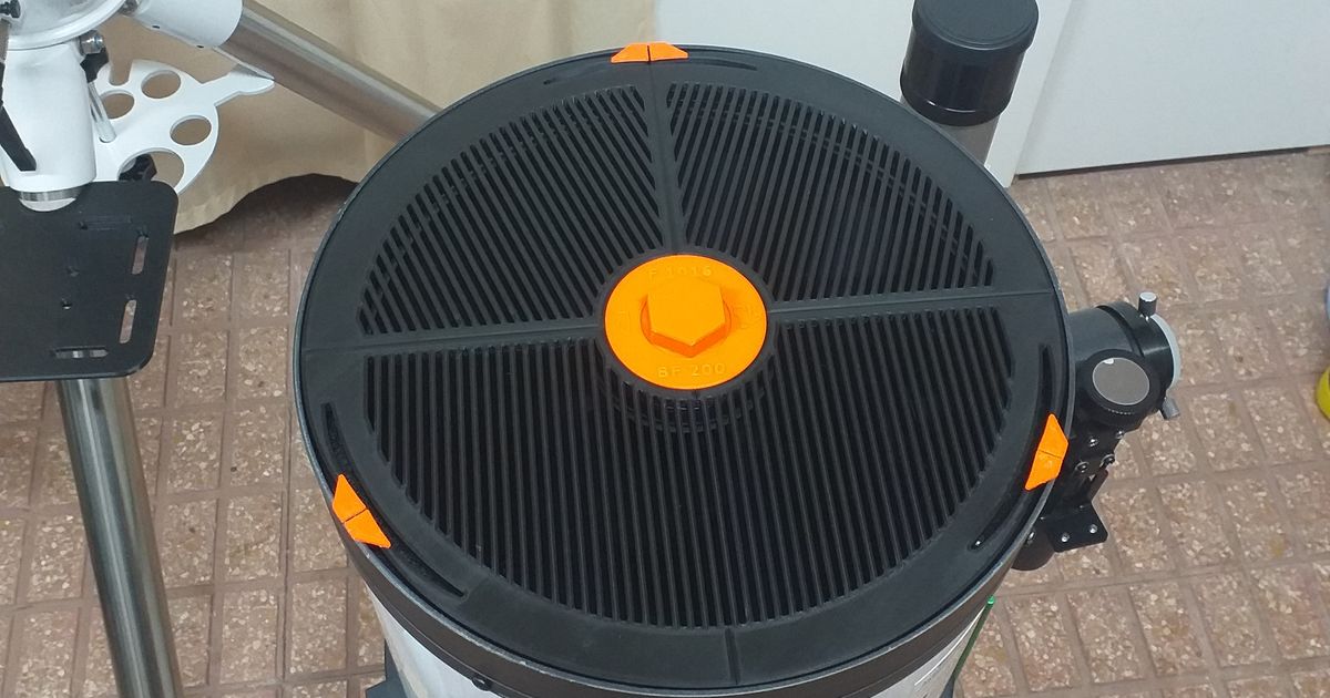 Detachable Bahtinov Mask for Meade SN 10in par 3DJG | Téléchargez ...